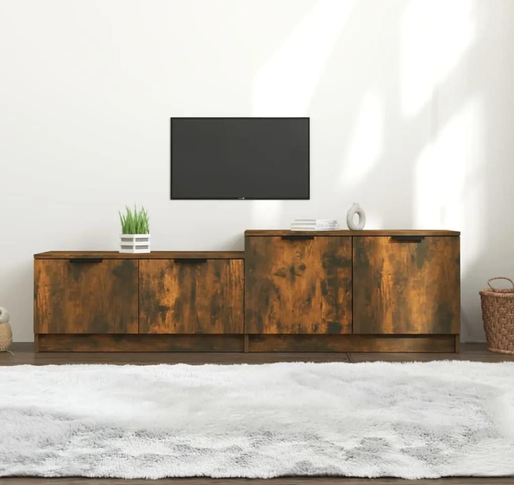 vidaXL TV skříňka 158,5x36x45 cm kompozitní dřevo [811490] Barva: bílá s vysokým leskem