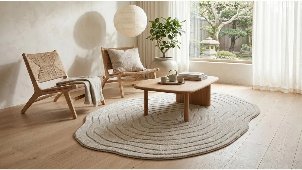Béžový koberec 160x230 cm Pebble – ESTE