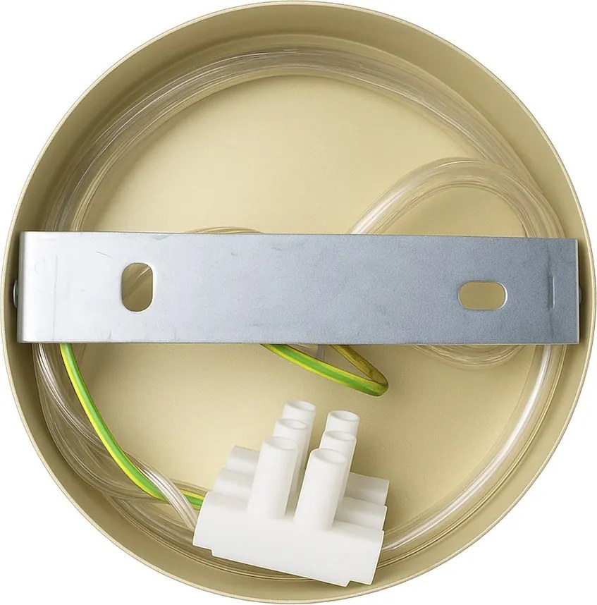 Nástěnné svítidlo Capital, 1x zlaté kovové stínítko, (fi 21cm), g