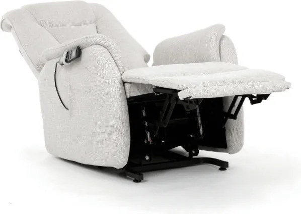 Polohovací křeslo béžové, elektrické TV-L8963 CRM2