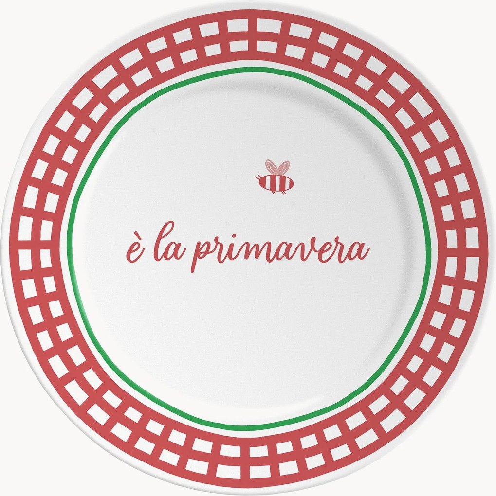 Porcelánový dezertní talíř Primavera