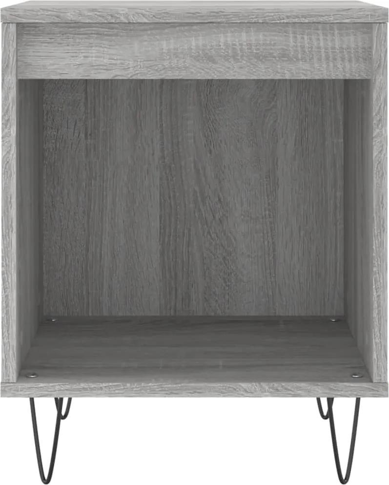 vidaXL Noční stolek 40x35x50 cm kompozitní dřevo [830728] Barva: Bílá