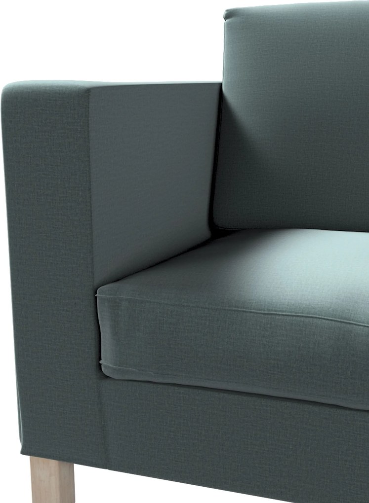 Potah na pohovku IKEA  Karlanda 2-místná, krátký barva zelená látka sametová
