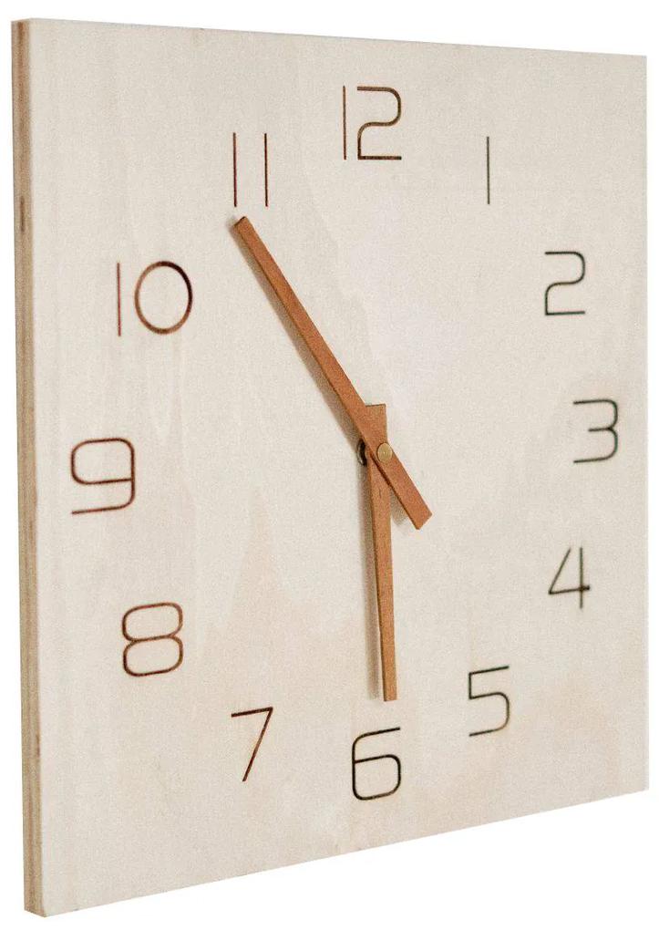 Nástěnné hodiny SIMPLICITY, dřevěné