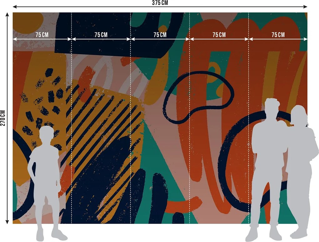 Fototapeta na míru Moderní Abstrakt | Vliesová fototapeta na zed' | DFTNS1272