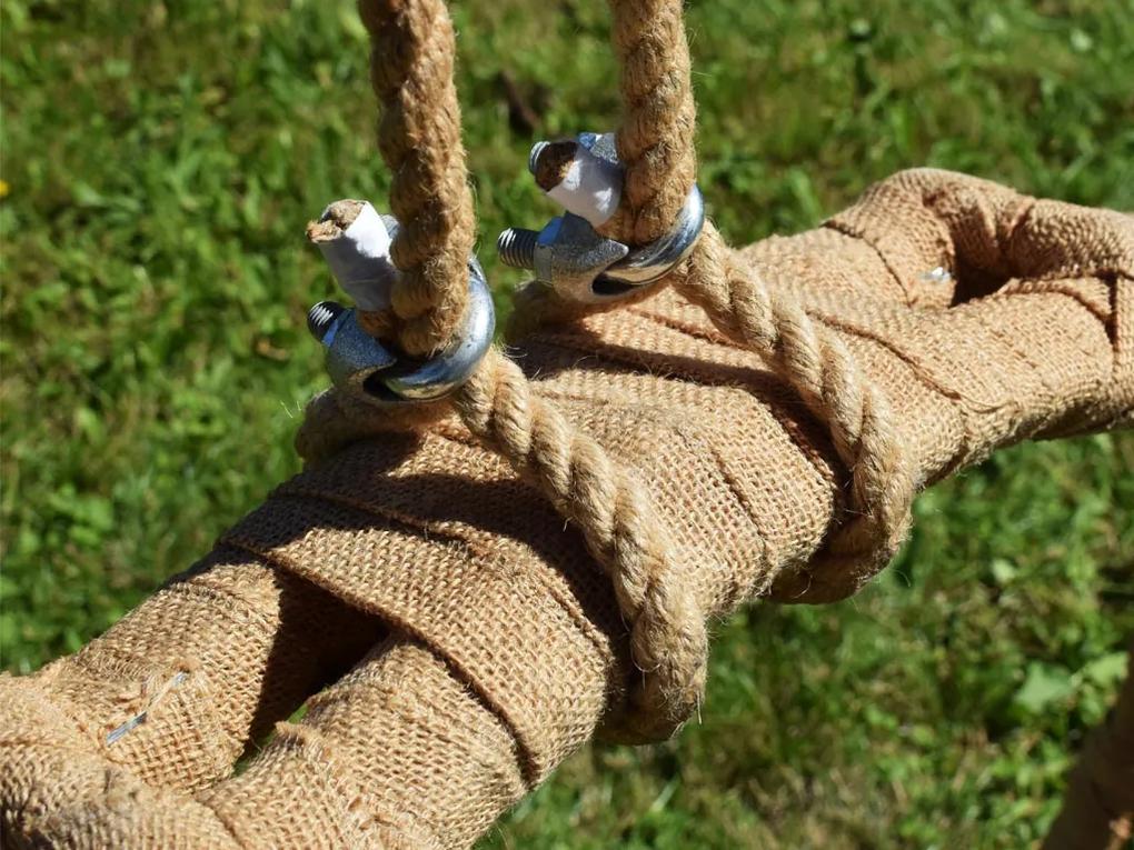 Benlemi Přírodní závěsná houpačka BELLA ručně pletená z vrbového proutí Zvolte barvu: Fialová