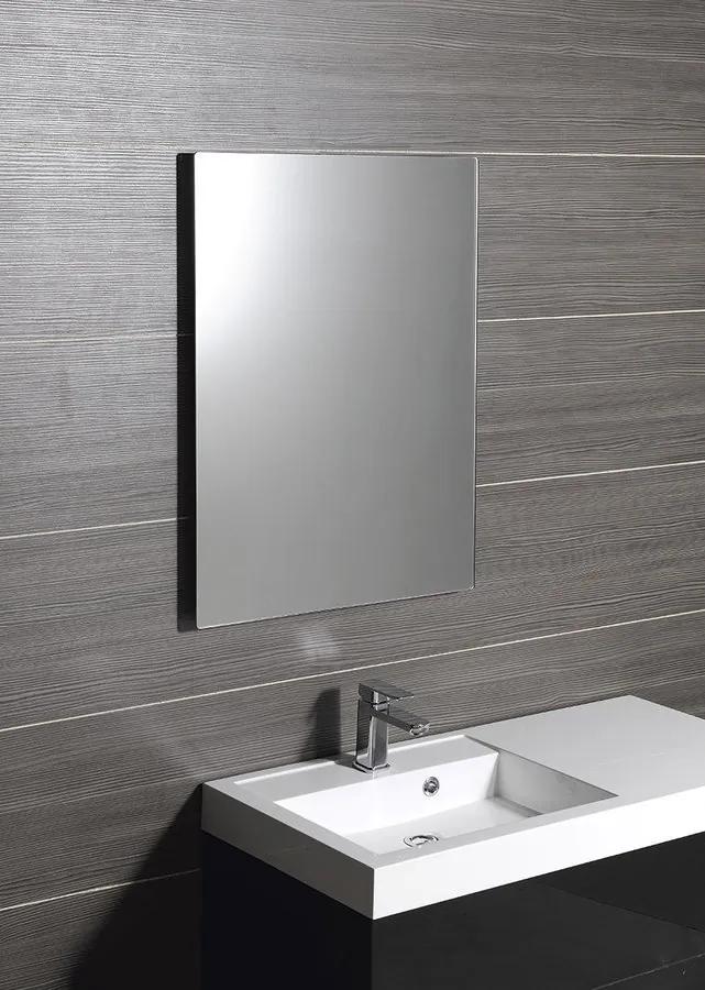 Sapho, PLAIN zrcadlo 60x90cm, zaoblené rohy, bez uchycení, 1501-28