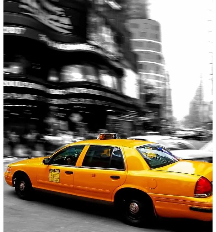 Vliesová fototapeta Žluté taxi 225 x 250 cm + lepidlo zdarma / MS-3-0007 vliesové fototapety na zeď DIMEX