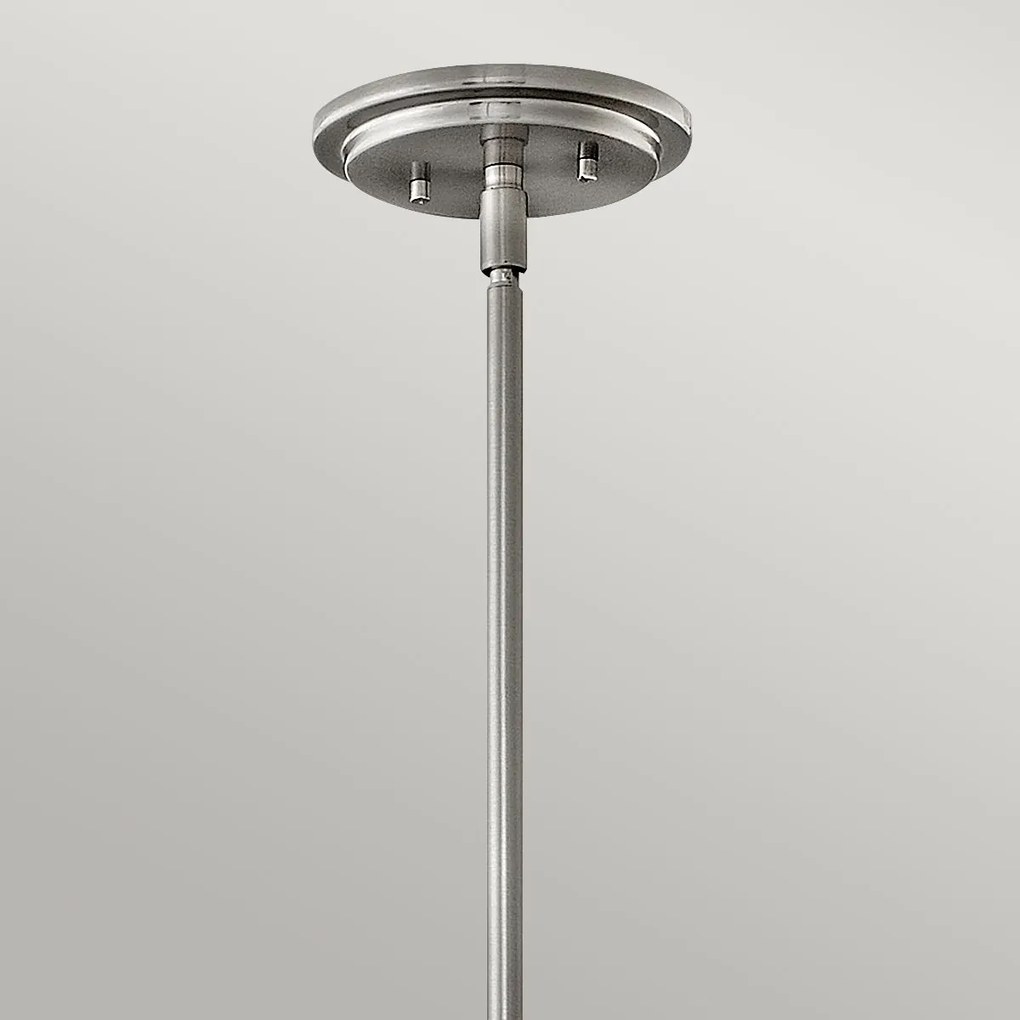 Designový lustr koule Elstead Somerset bílé sklo / nikl