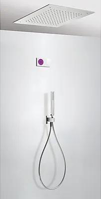 TRES - Termostatický podomítkový elektronický sprchový set SHOWER TECHNOLOGY Včetně elektronického ovládání (bílá barva). Z 09286561
