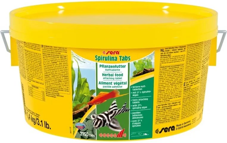 sera Spirulina Tabs 2 000 ml (2 150 tablet)