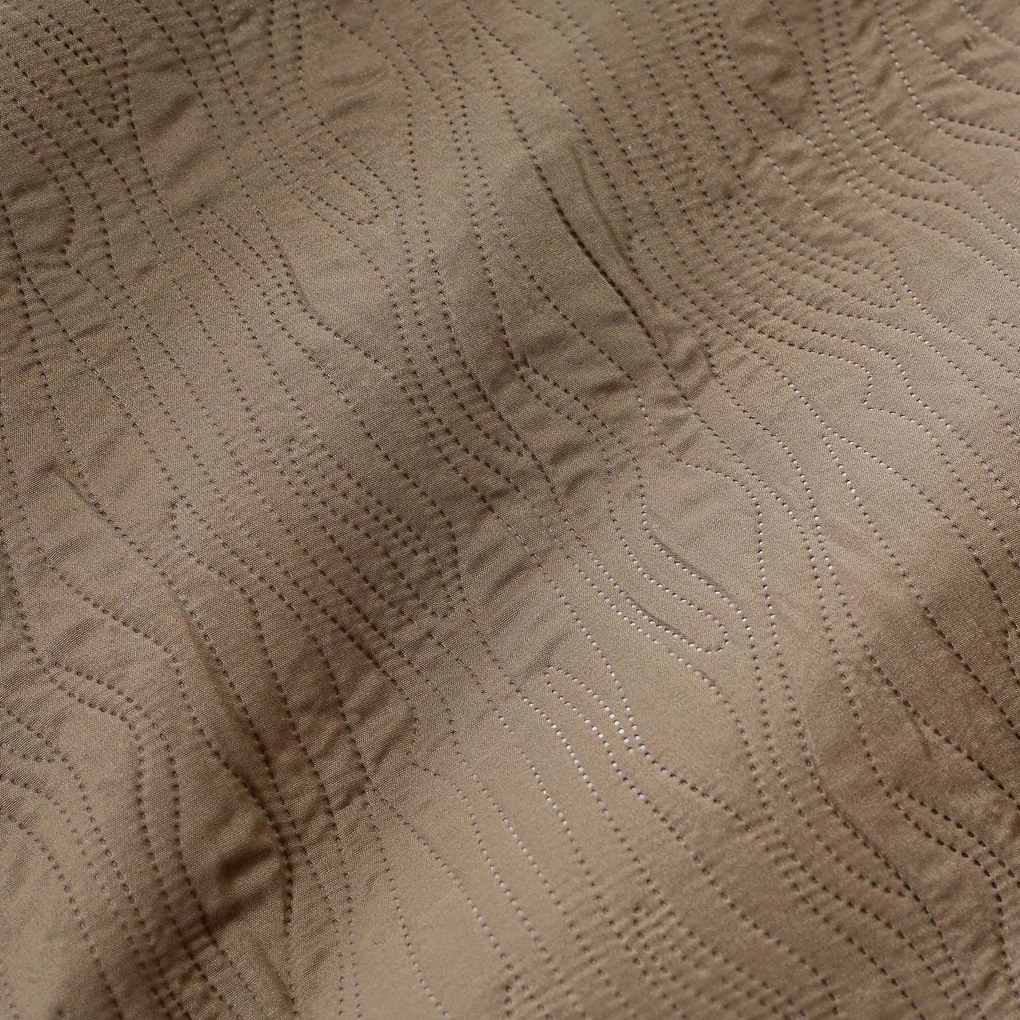 Goldea přehoz na postel - hnědo-bílý 140 x 200 cm