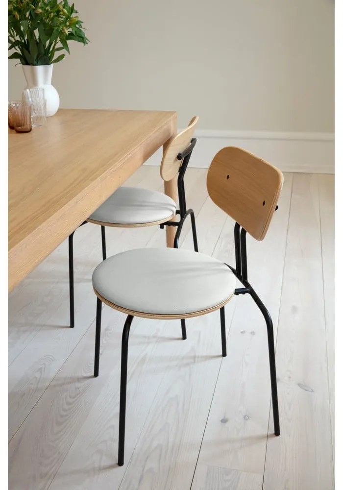 Černo-antracitová jídelní židle Curious – UMAGE