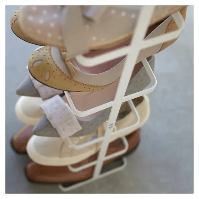 Bílý vysoký stojan na boty YAMAZAKI Tower Shoe Rack | BIANO