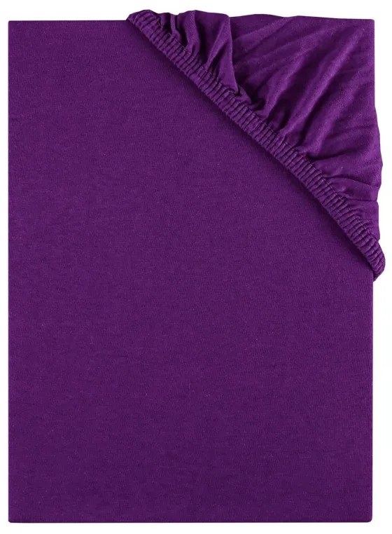 Prostěradlo fialové jersey EMI, Plachta 90x200