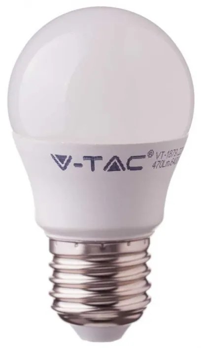 V-TAC LED žárovka mini GLOBE G45 4,5W/230V/E27/3000K/470Lm/200°/A++