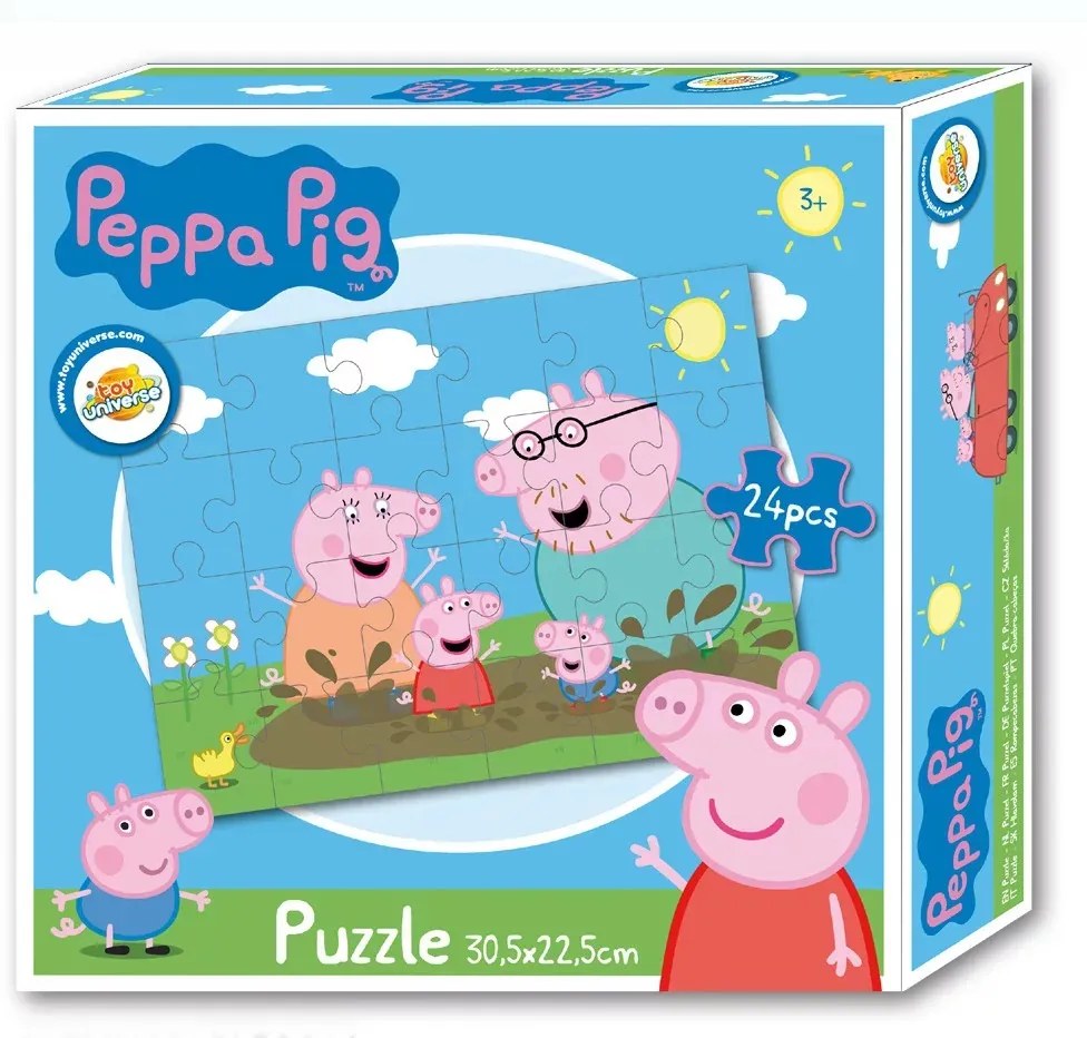 W&O Products B.V. Prasátko Peppa puzzle 24 dílků