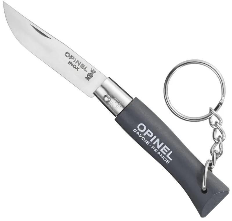 Klíčenka nůž VR N°04 slate 5 cm šedá - Opinel