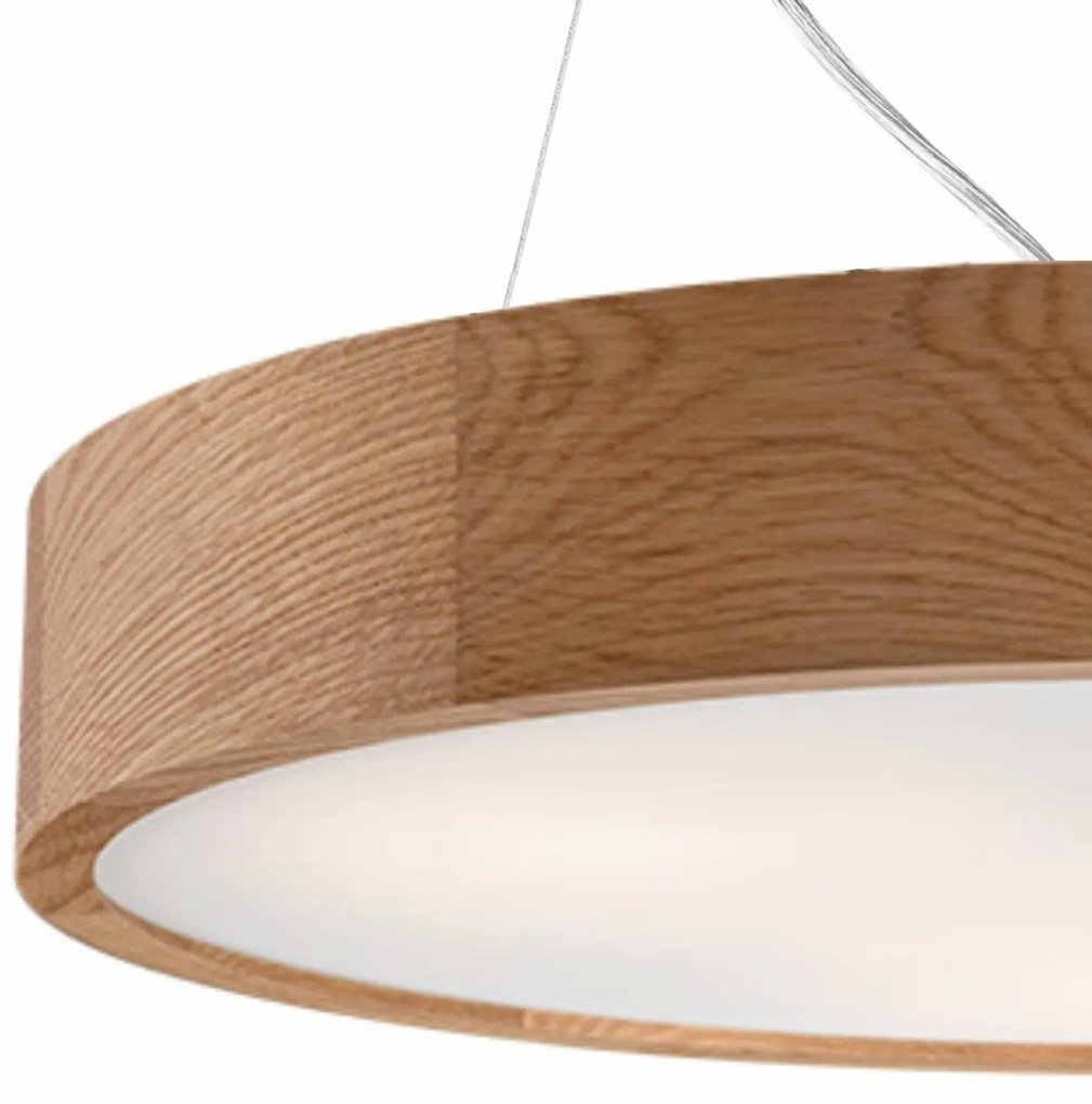 Lamkur Lustr na lanku OAK 2xE27/60W/230V dub ø 37 cm LA40769