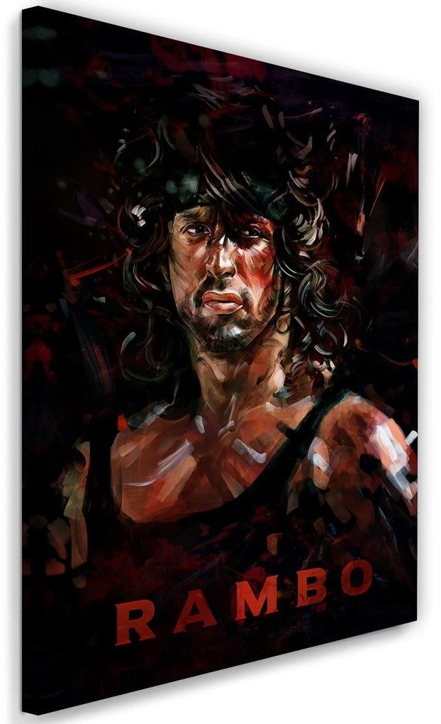 Gario Obraz na plátně Rambo, Sylvester Stallone - Dmitry Belov Rozměry: 40 x 60 cm