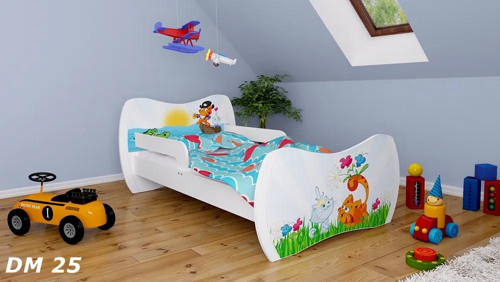Dětská postel Dream vzor 25 140x70 cm