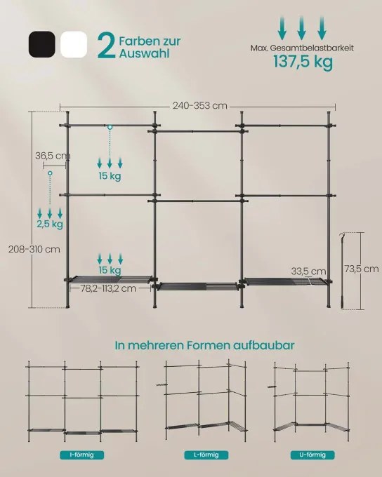 Věšákový stojan HSR155B01