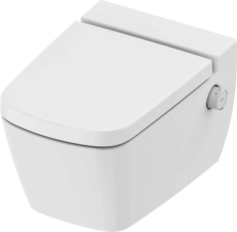 Tece TECEone - Elektronický bidet s keramikou, Rimless, SoftClosie, bílá 9700216