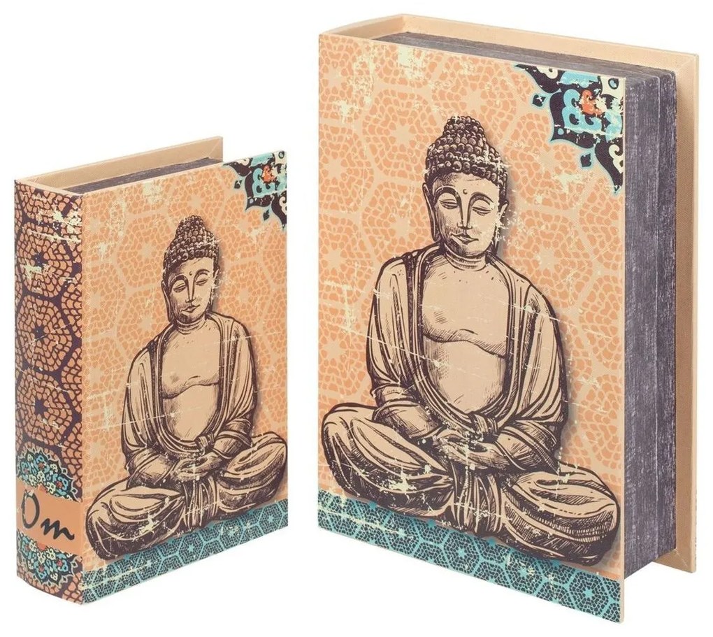 Kufry, úložné boxy Signes Grimalt  Kniha 2U Boxy Buddha V Září