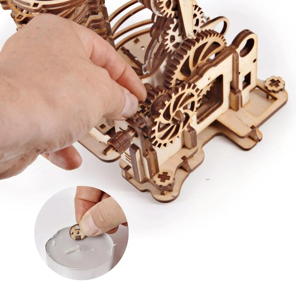 iDventure 3D dřevěná skládačka Kuličková dráha Drak