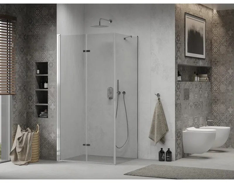 Mexen Lima sprchový kout 80x70cm, 6mm sklo, chromový profil-čiré sklo, 856-080-070-01-00