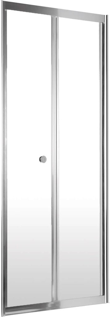 Deante Jasmin Plus, skládací sprchové dveře 80x200 cm, 5mm čiré sklo, chromový profil, DEA-KTJ_022D