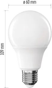 Emos lighting LED žárovka Classic A60 / E27 / 9,5 W (75 W) / 1055 lm / teplá bílá 1525733280