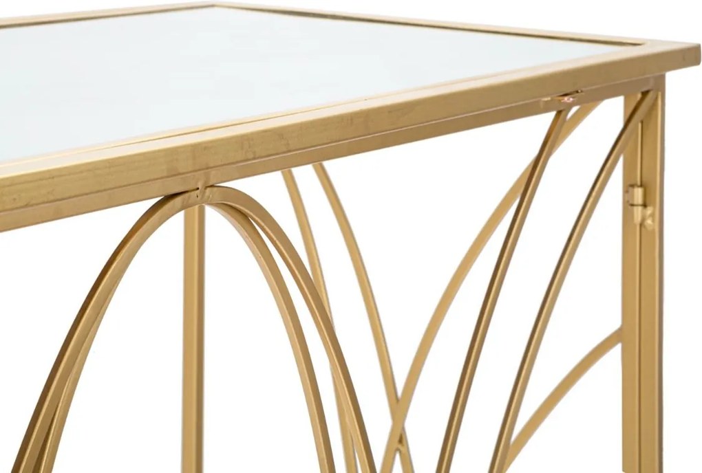 Designová konzole Parsons 120 cm zlatá