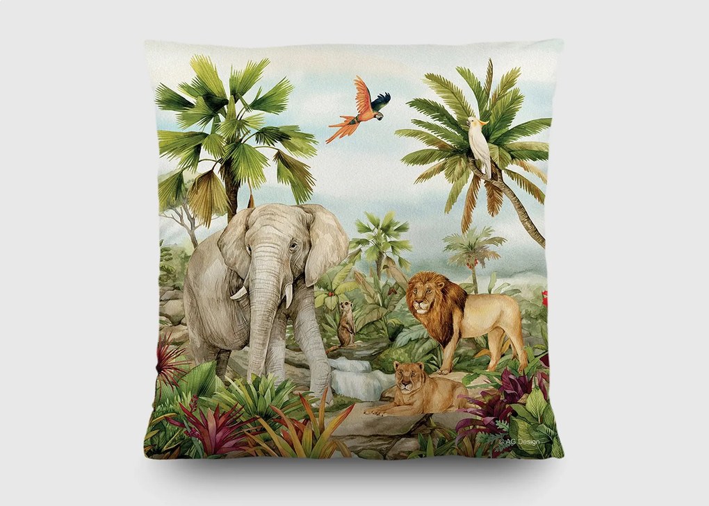 Dekorativní polštářek Jungle | 40 x 40 cm | DCND3149