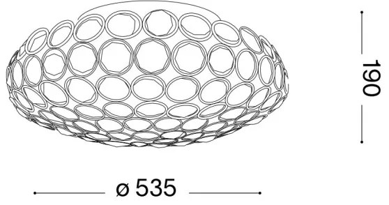 Ideal Lux - LED Křišťálové stropní svítidlo KING 9xG9/3W/230V pr. 53,5 cm chrom