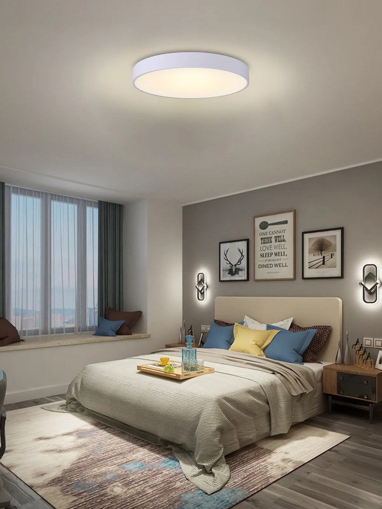 Immax NEO RONDATE SLIM Smart stropní svítidlo 60 x 7cm 53W 3710lm bílé Zigbee 3.0