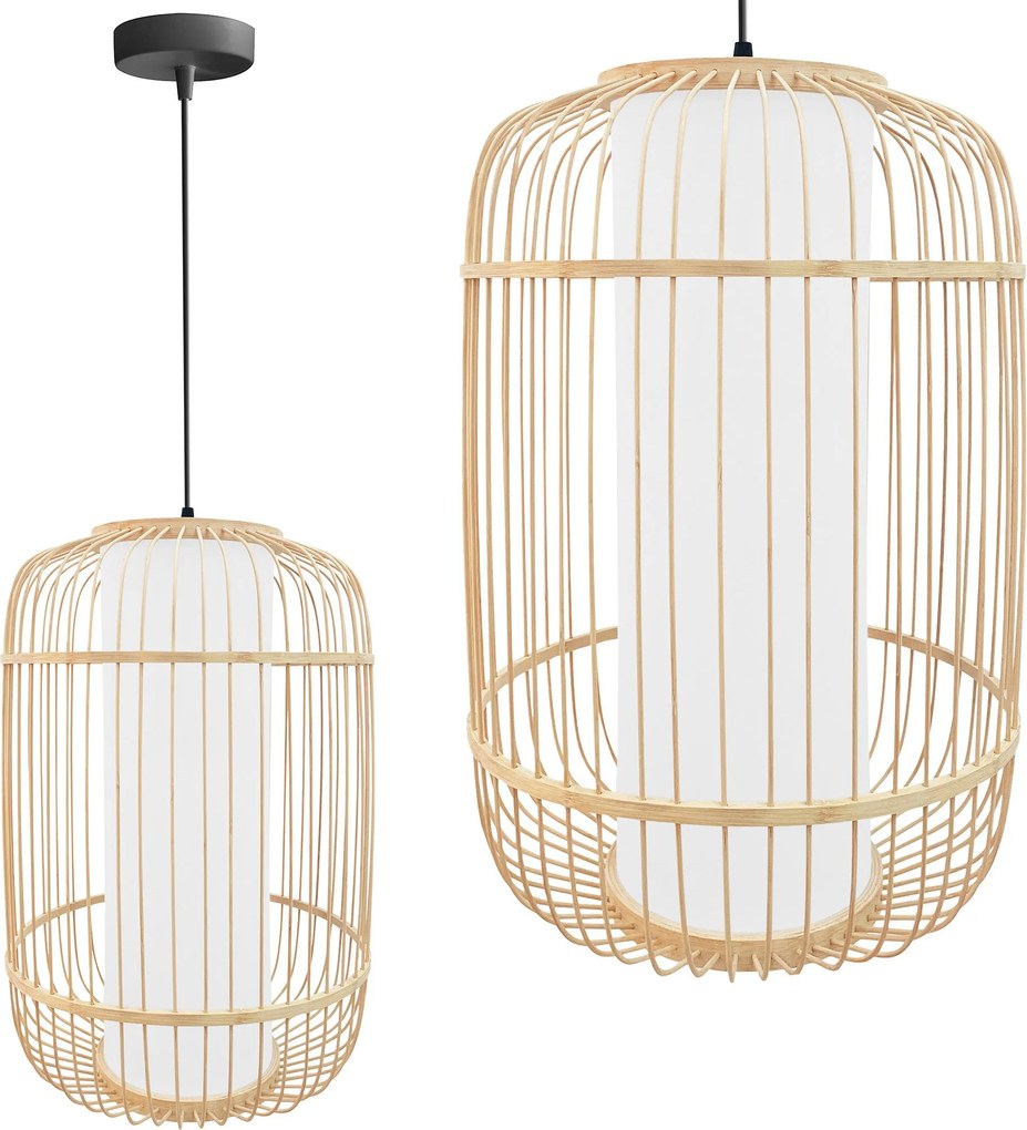 Toolight Toolight, stropní svítidlo 1xE27 APP1577-5C, přírodní hnědá, OSW-03611