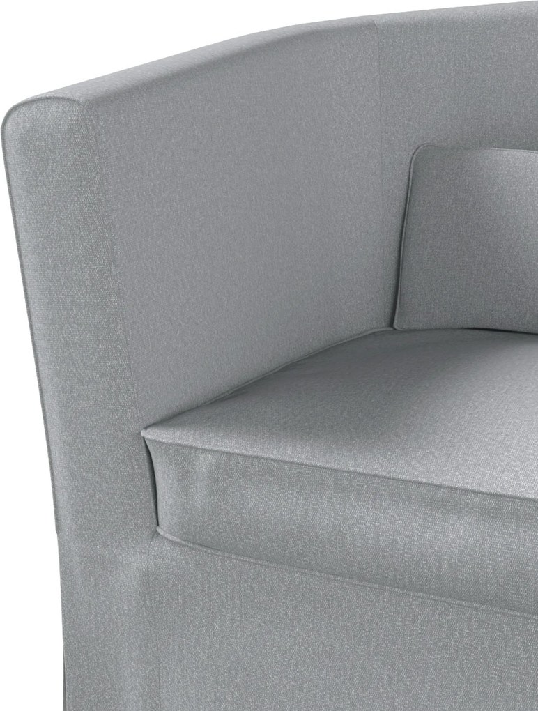 Potah na křeslo IKEA Ektorp Tullsta barva šedá látka pletený vzor