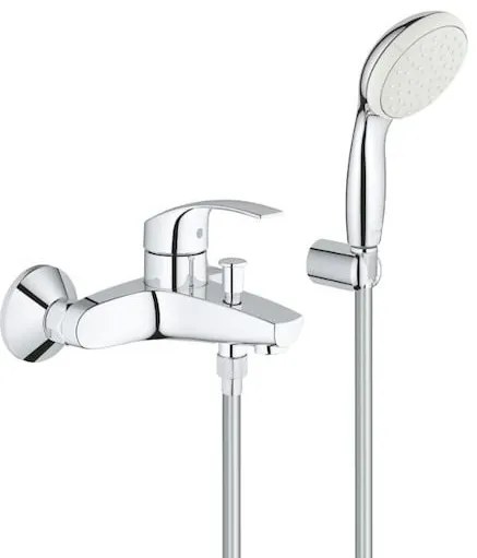 Vanová baterie GROHE Eurosmart New se sprchovým setem 150 mm chrom 3330220A