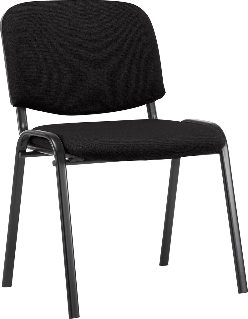 Konferenční židle Ken látka – černá