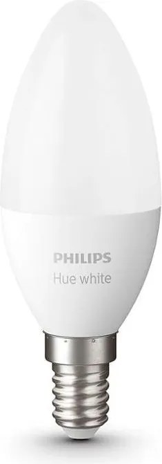 Philips Hue White - Chytrá LED žárovka E14, 470 lm, teplá bílá 929003021101