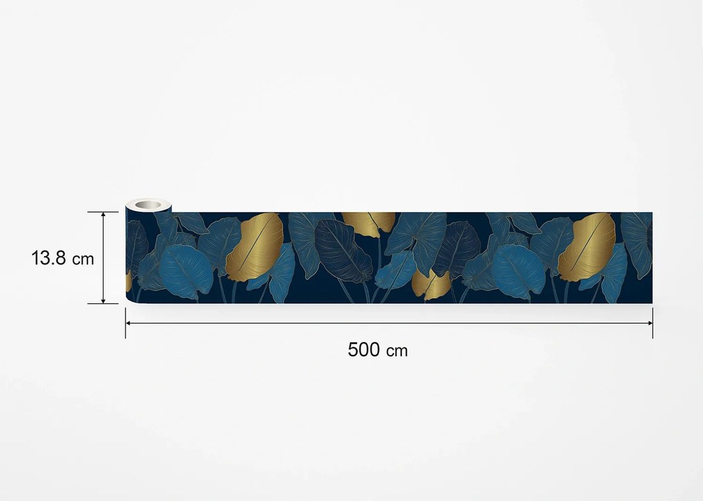 Samolepící bordura na zeď Půlnoční Přírodní Serenáda | 5 m x 13.8 cm | DWB8297