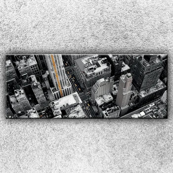 Xdecor Černobílé město 3 (150 x 60 cm) - Jednodílný obraz