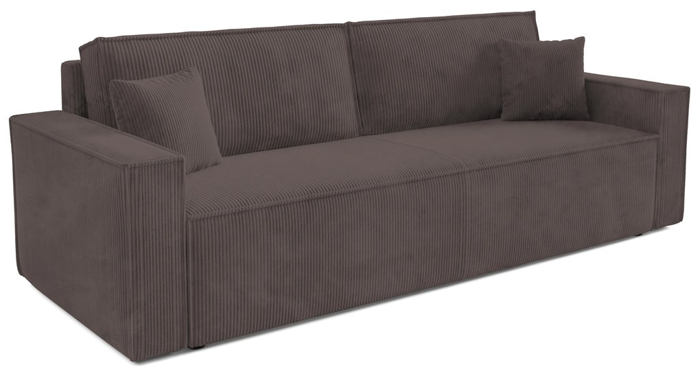 Eka Pohovka BASIC, 240 cm Barva látky: POSO 55 (Světlá šedá)