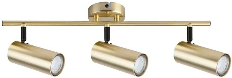 Mosazné stropní svítidlo Colly pro žárovku 3x GU10  - Candellux