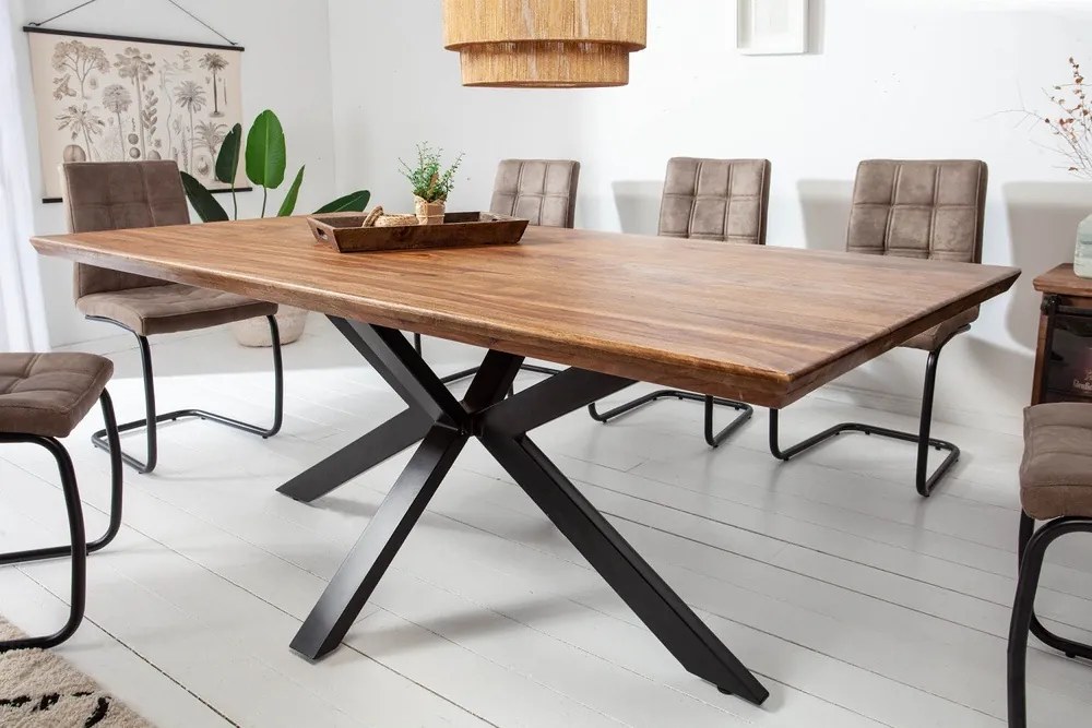Designový jídelní stůl Fabrico II 200 cm Sheesham