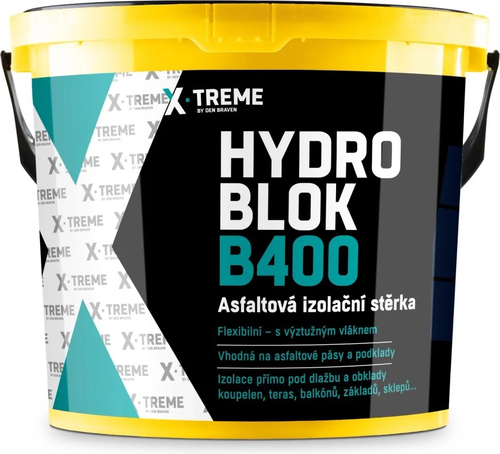 Den Braven Asfaltová izolační stěrka X-TREME HYDRO BLOK B400 5 kg