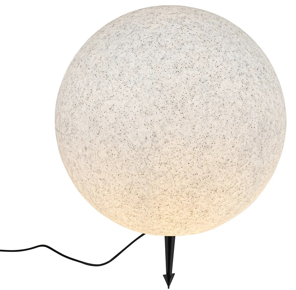 Moderní venkovní lampa šedá 56 cm IP65 - Nura
