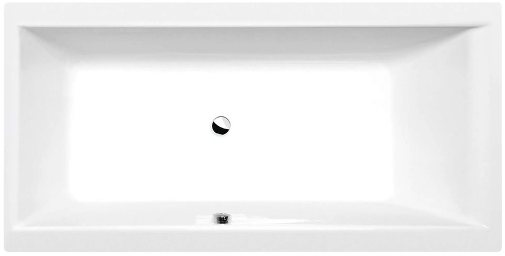 Polysan - Obdélníková vana CLEO 180x90x48 cm, bílá 13111