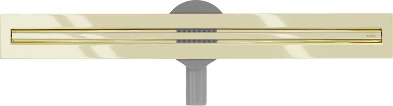 Mexen Flat 360° Slim sprchový žlab 50 cm, zlatá lesklá, 1541050